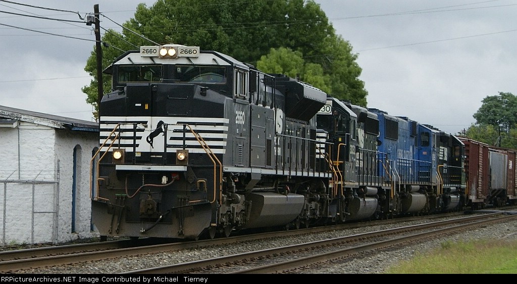 NS 19G with ALL EMD power SD70M-2 2660, GP40-2 3030, SD60I 6725 , and SD40-2 3426